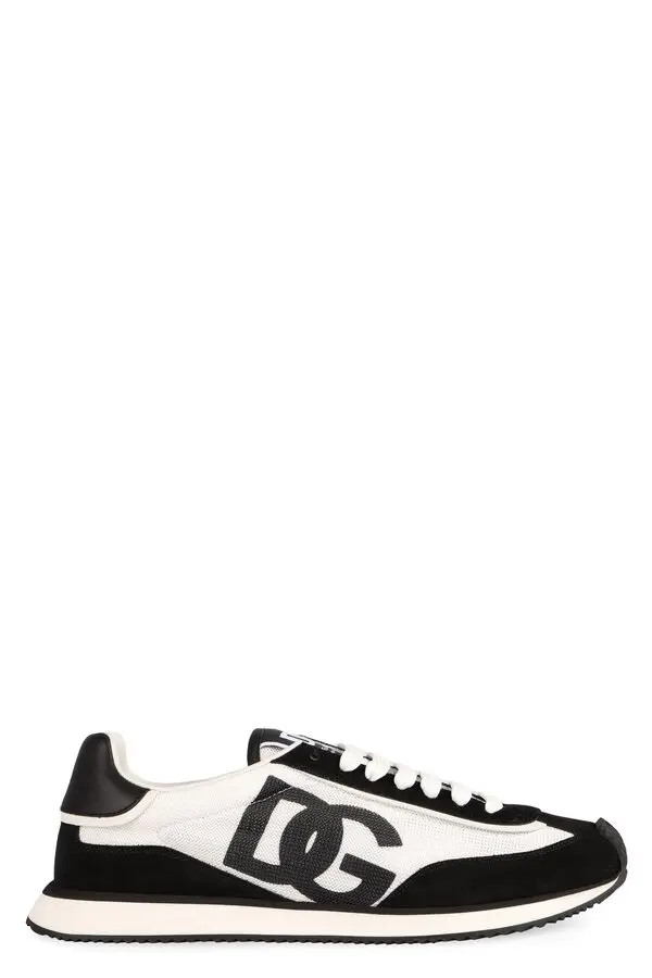 Dolce & Gabbana Mixed-material Dg Cushion Sneakers - Multicolor