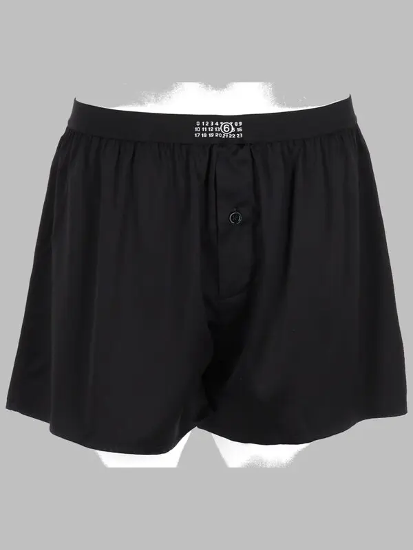 MAISON MARGIELA Silk Stretch Underwear - Black