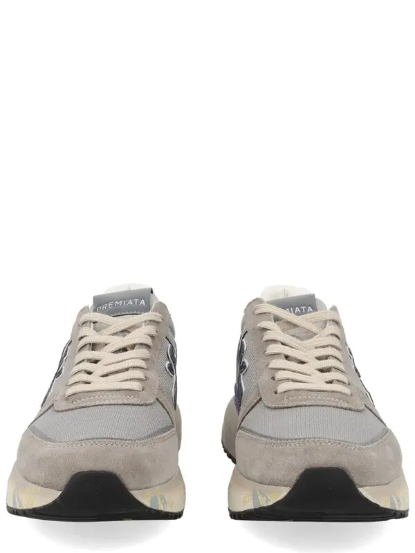 Premiata Mick 8001 Suede Panelled Sneakers