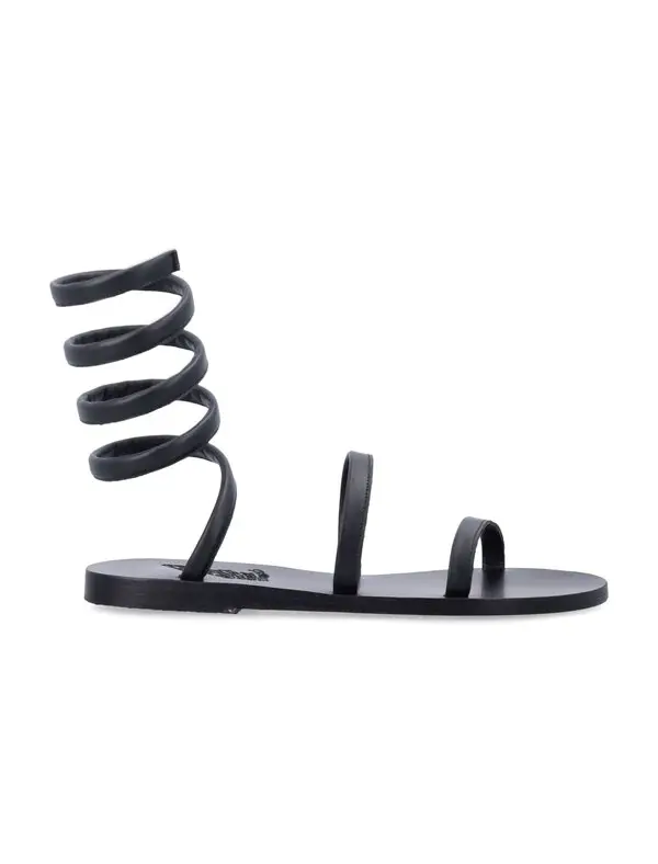 ANCIENT GREEK SANDALS Flat Gladiator Sandals With Strappy Detail