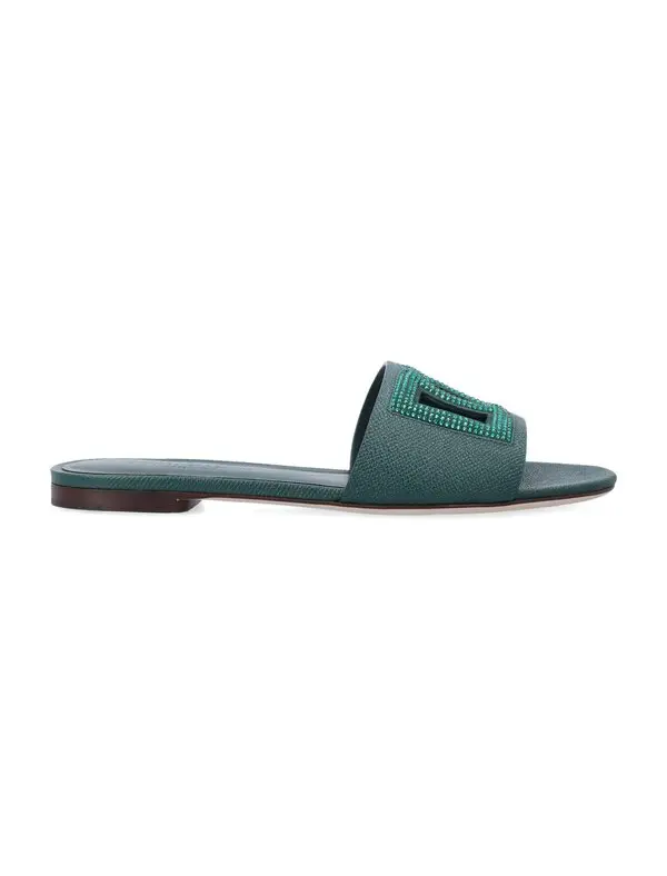 Dolce & Gabbana Embellished Formal Sandals - Green