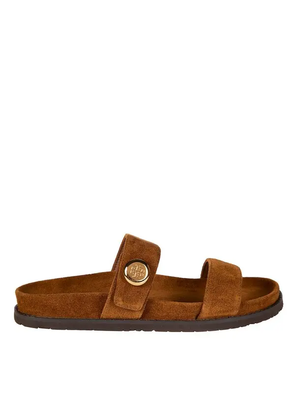 Tory Burch Romy Sport Slide - Marrone