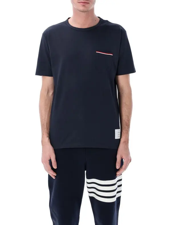 Thom Browne Cotton T-shirt - Blue