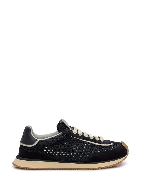 Dolce & Gabbana Woven Sneaker - Nero