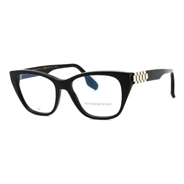 Victoria Beckham Rectangular Acetate Eyeglasses - Black