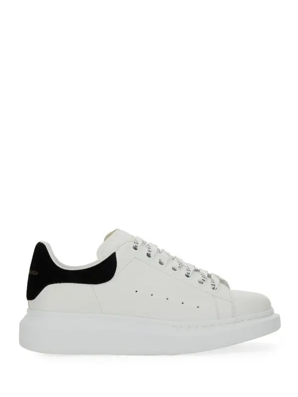 Alexander McQueen Oversized Leather Sneakers - White