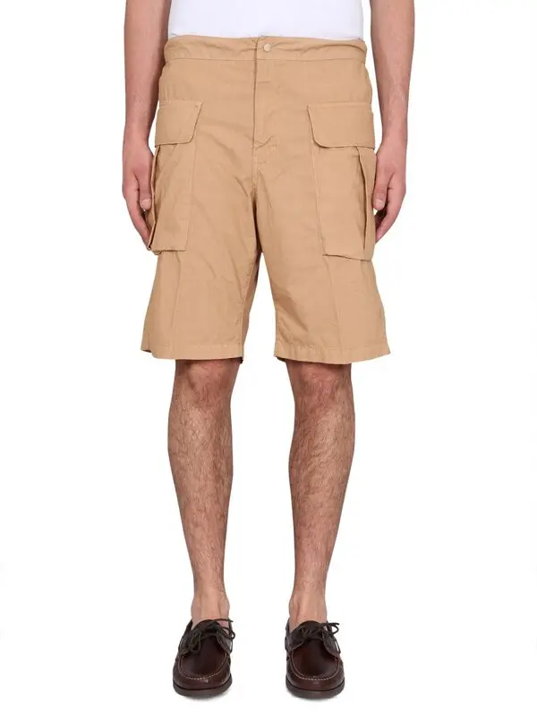 Aspesi Bermuda Cargo Shorts - Yellow