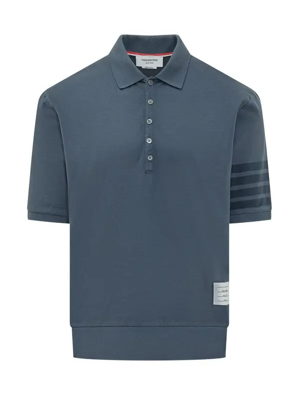 Thom Browne Dandy Sleeves Cut Polo