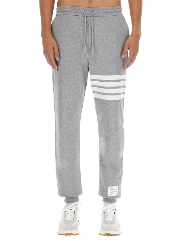 Thom Browne 4-bar Stripe Track Pants - Grey