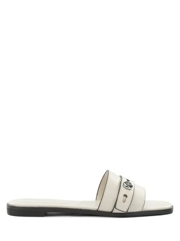 Tory Burch Romy Slide Sandals - White