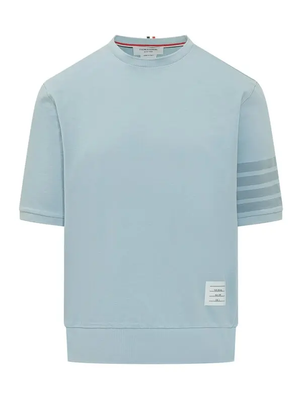 Thom Browne Classic T-shirt With Garment Detailing