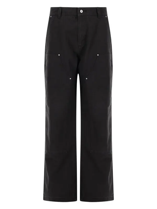 REPRESENT Wide-leg Carpenter Pants - Black