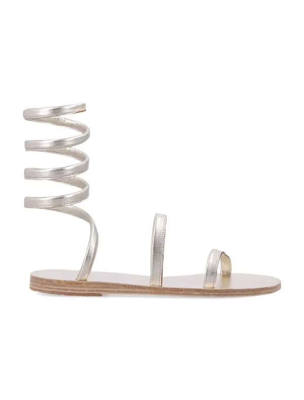 ANCIENT GREEK SANDALS Gladiator Flat Sandals With Wraparound Strap