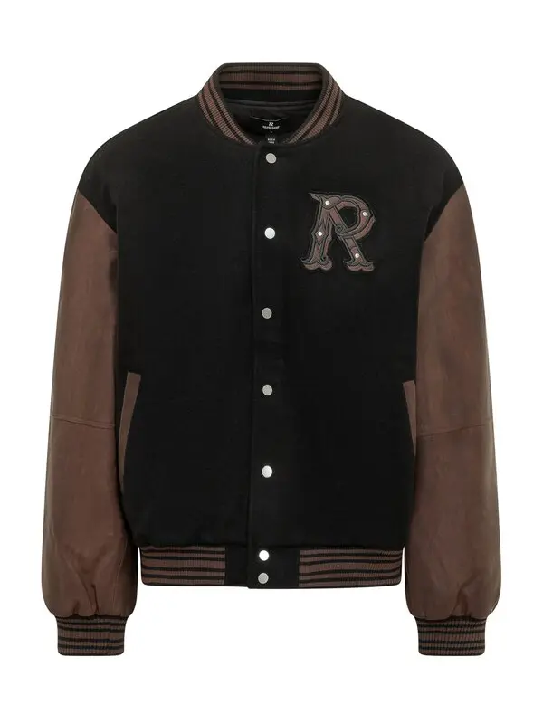 REPRESENT Oversized Jacket With Statement Sleeves - Jet Black