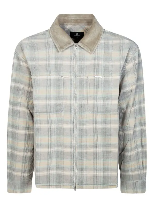 REPRESENT Cord Zip Flannel Shirt
