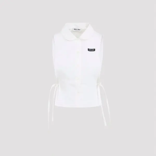 Miu Miu Chic Cotton Blend Shirt For