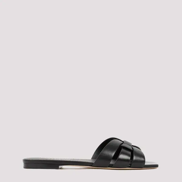 Saint Laurent Leather Tribute Flats 1.5cm Heel