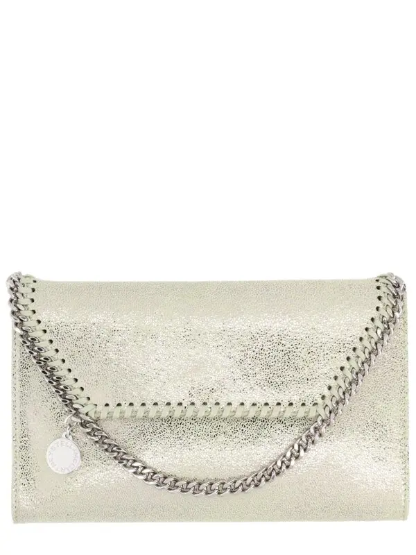 Stella McCartney Falabella Wallet Crossbody Bag - Silver