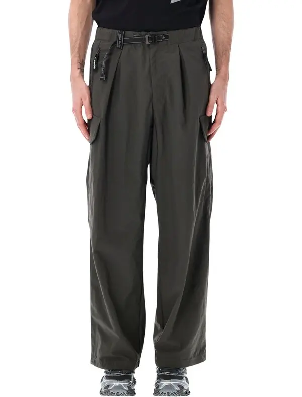 AND WANDER Multiple Pocket Cargo Pants - Charcoal