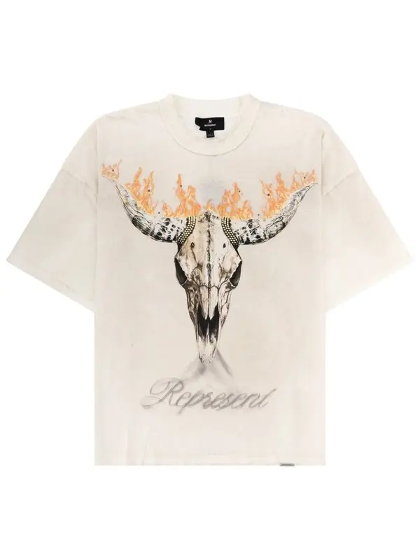 REPRESENT British Cowboys T-shirt - Ivory