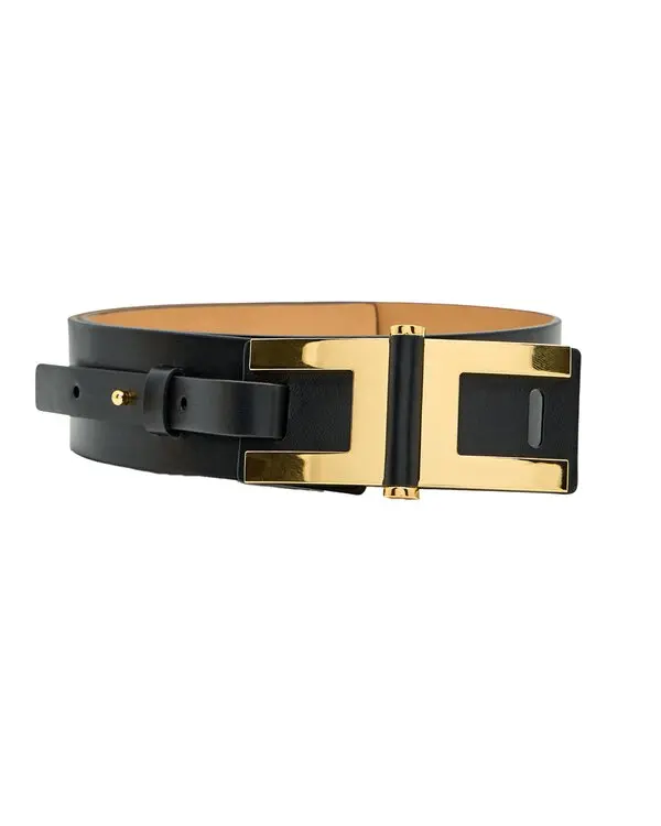 Elisabetta Franchi Stylish Cowhide Belt For