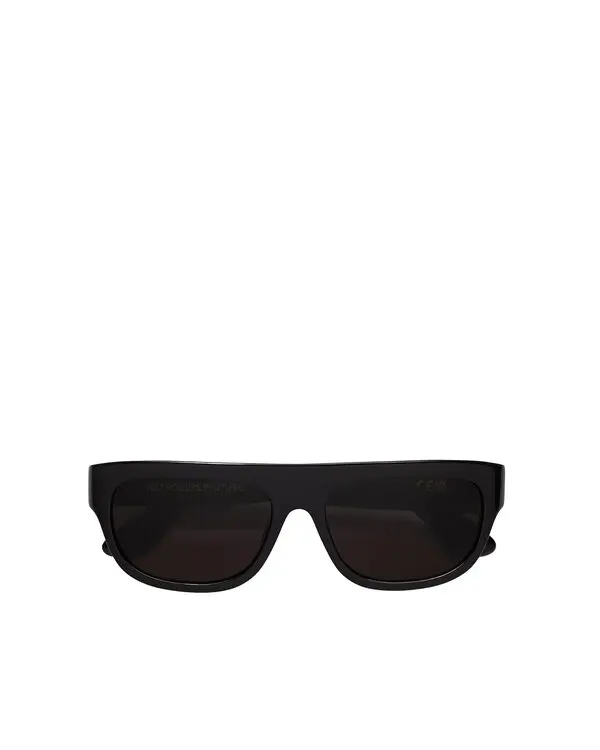 RETROSUPERFUTURE Oversized Shield Sunglasses - Black