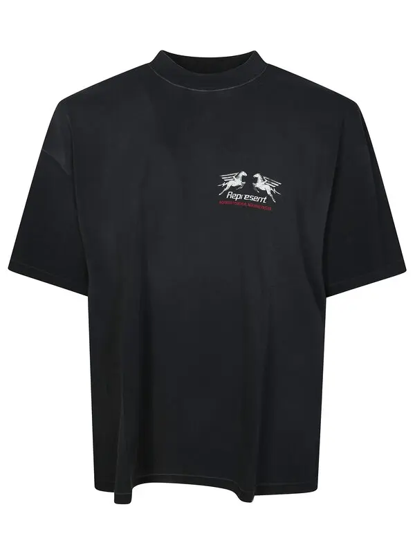 REPRESENT 24 Hour Service T-shirt - Nero