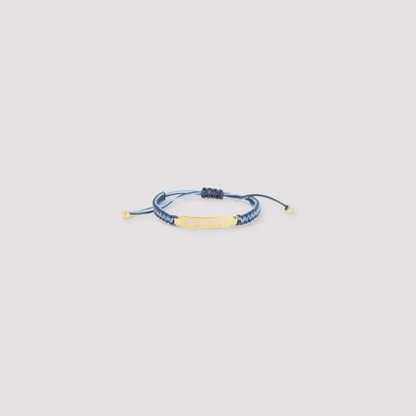 Miu Miu Cotton And Metal Bracelet