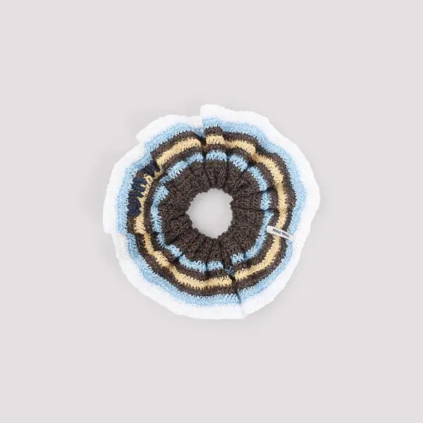 Miu Miu Striped Scrunchie