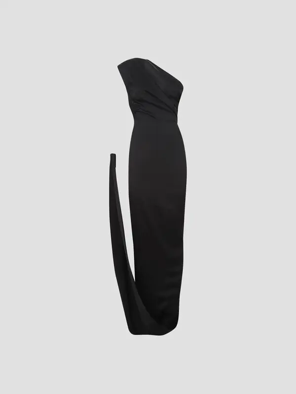VIVIENNE WESTWOOD One-shoulder Mini Dress - Black