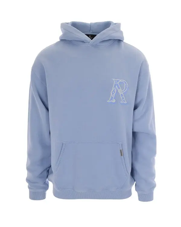 REPRESENT R" Logo Hoodie - Mountain Bluebird