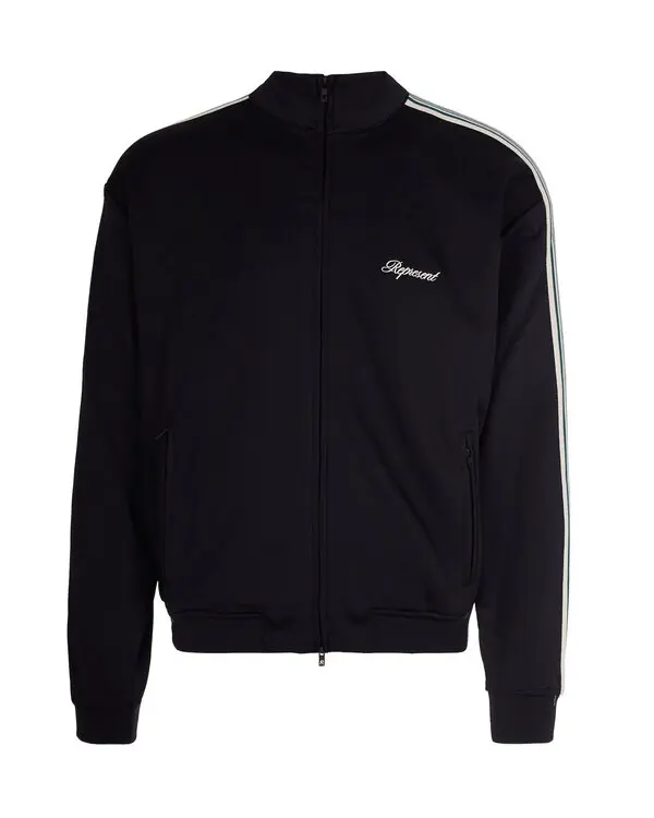 REPRESENT Zip Up Track Jacket - Jet Black
