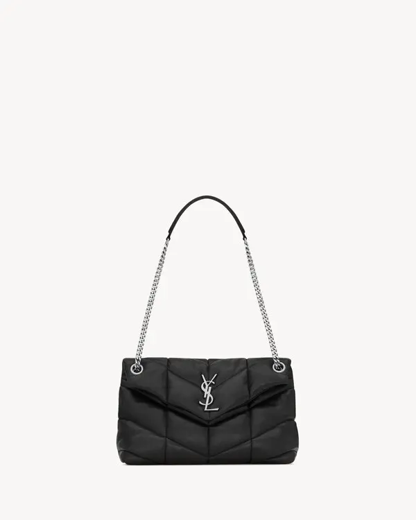 Saint Laurent Puffer Small Shoulder Bag - Black