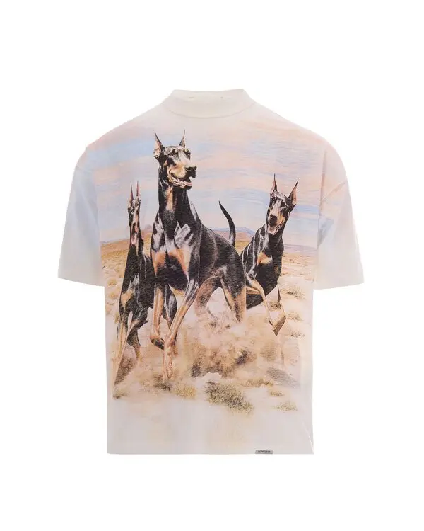 REPRESENT Premium Cotton And Hemp T-shirt - Flat White