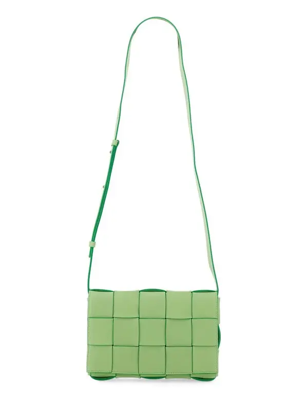 Bottega Veneta Cassette Crossbody Bag - Green