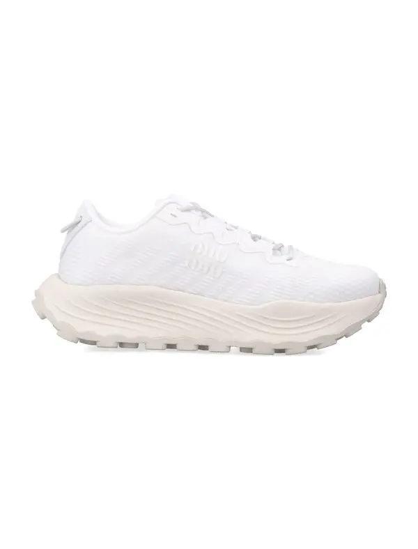 Miu Miu Dynamic Low-top Sneakers - Bianco