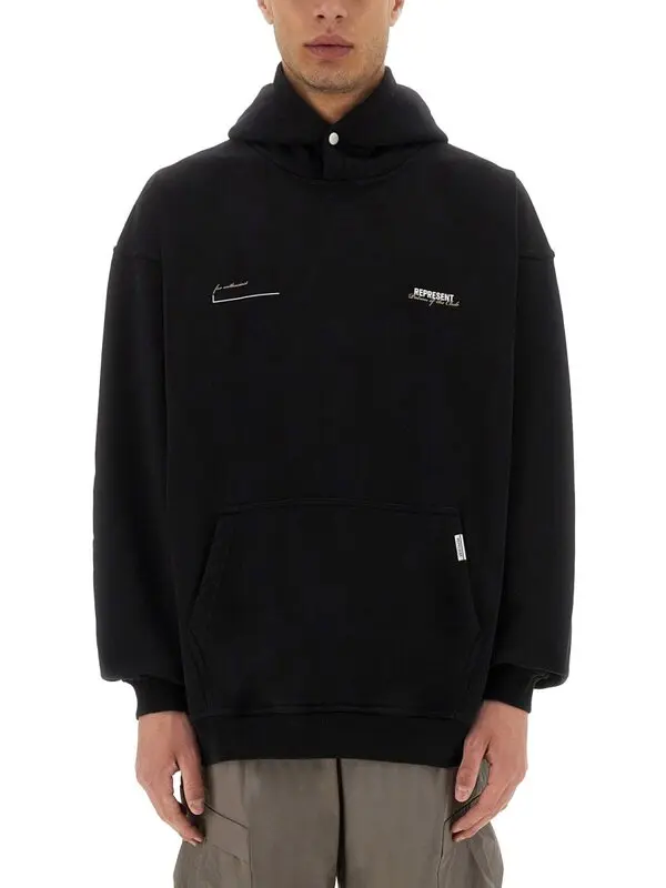 REPRESENT Patron Of The Club Hoodie - Black