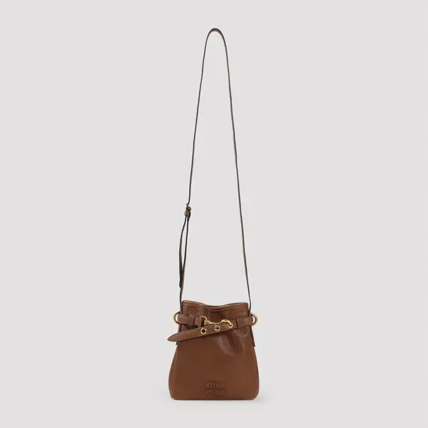 Miu Miu Mini Handbag Pouch - Brown