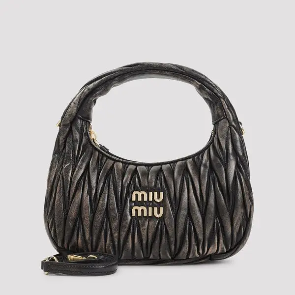 Miu Miu Wander Matelassé Nappa Leather Bag