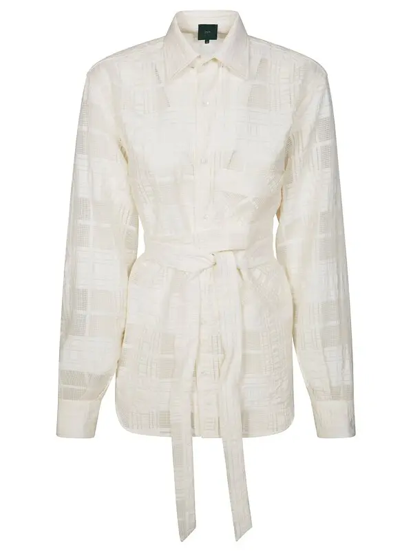MAISON JEJIA Relaxed Fit Dress Shirt For - Bianco