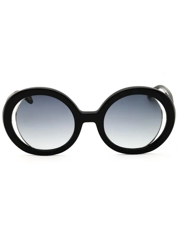 Just Cavalli Round Acetate Sunglasses - Black