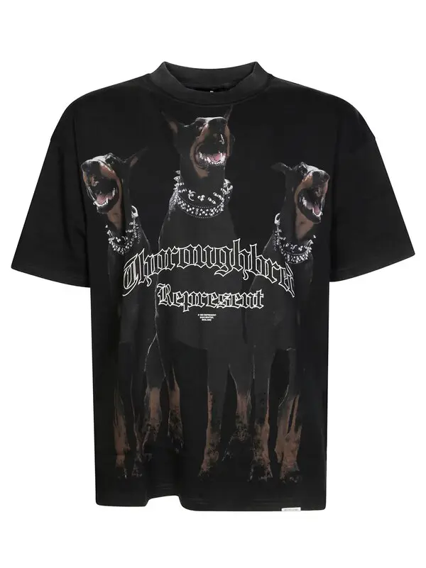REPRESENT Thoroughbred Graphic T-shirt - Nero