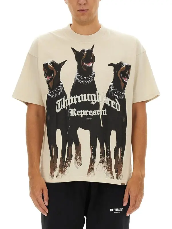 REPRESENT Thoroughbred Regular Fit T-shirt - White