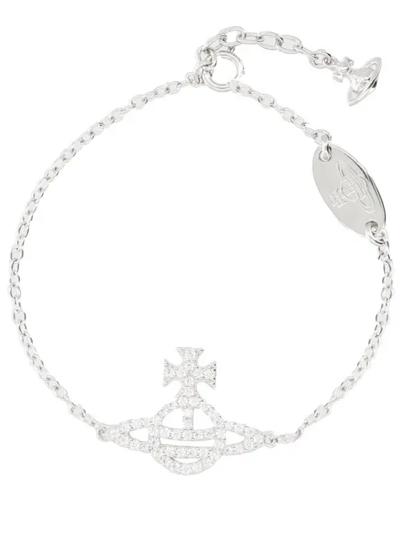 VIVIENNE WESTWOOD 925 Diamond Orb Bracelet - Silver
