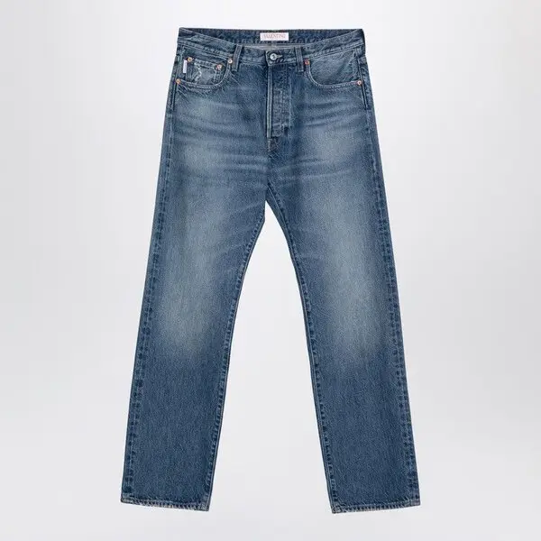 Valentino Garavani Straight-leg Jeans - Blue