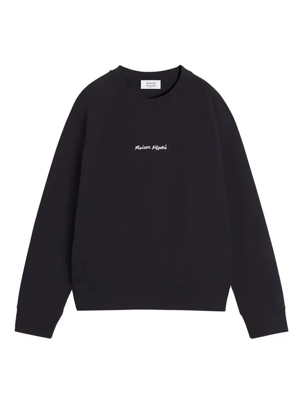 Maison Kitsuné Handwriting Comfort Sweatshirt - Black