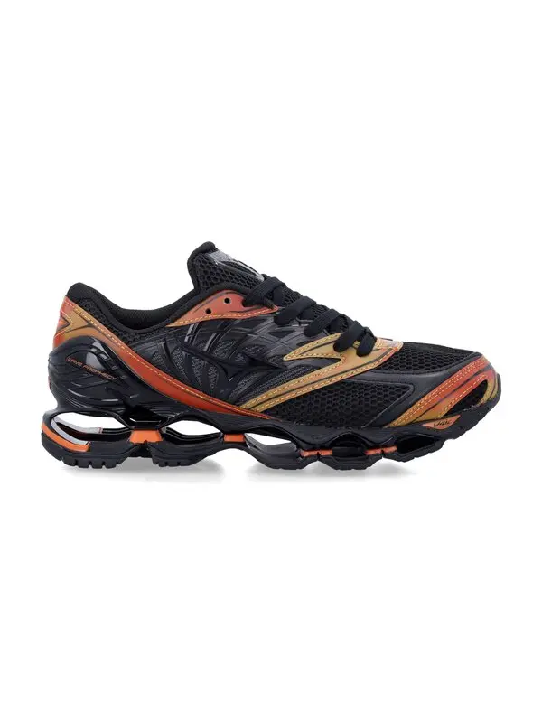Mizuno Wave Print Performance Sneakers - Black Sand