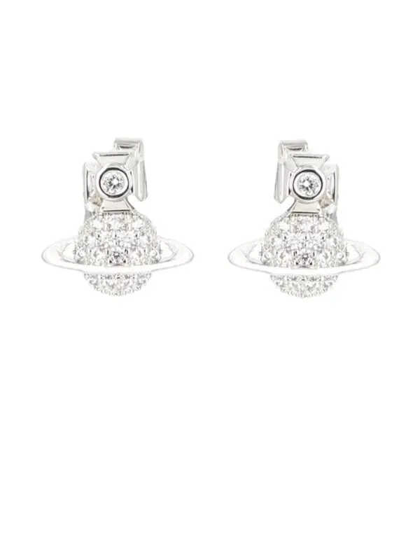 VIVIENNE WESTWOOD Orb Stud Earrings - Silver