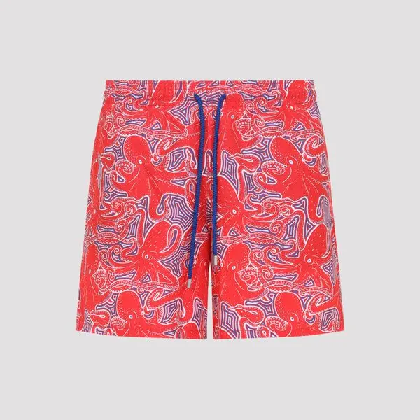 Vilebrequin Moorea Technical Fabric Swim Shorts - Red