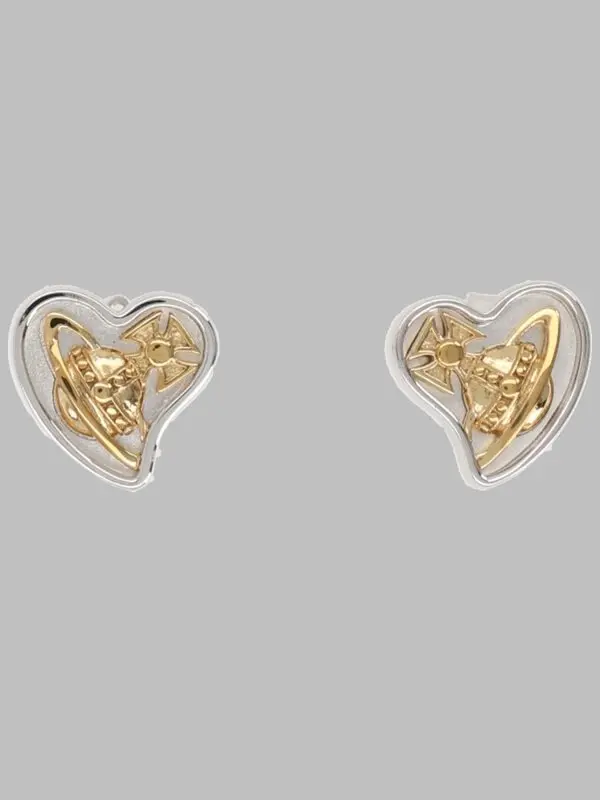 VIVIENNE WESTWOOD Elegant Silver Hoop Earrings For - Gold
